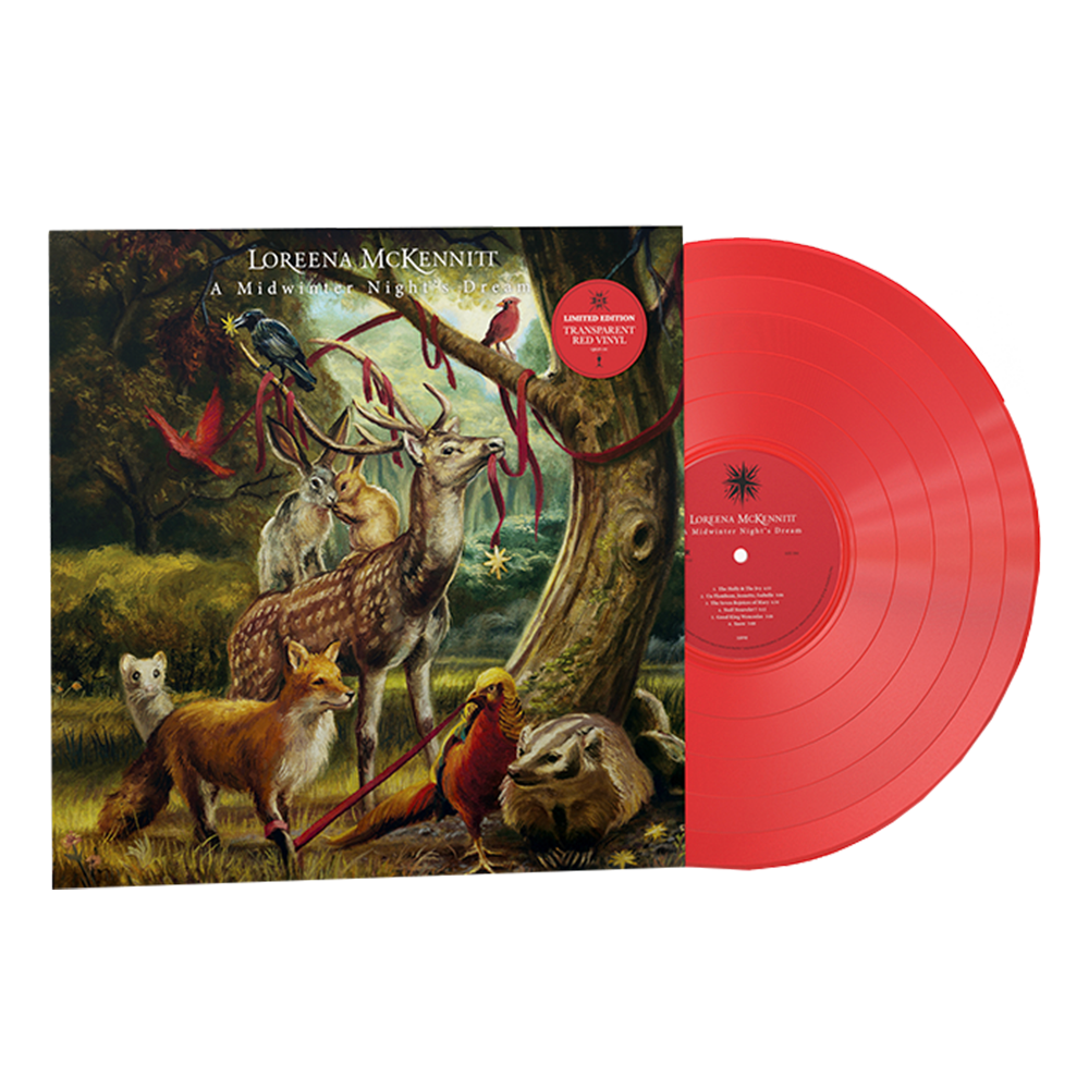 A Midwinter Night's Dream Transparent Red LP - Loreena McKennitt Shop